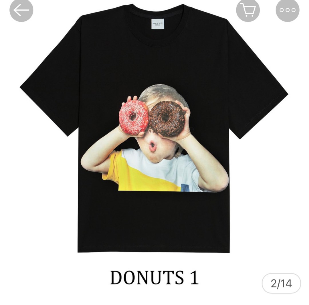 Adlv donut boy, Men's Fashion, Tops & Sets, Tshirts & Polo Shirts on Carousell