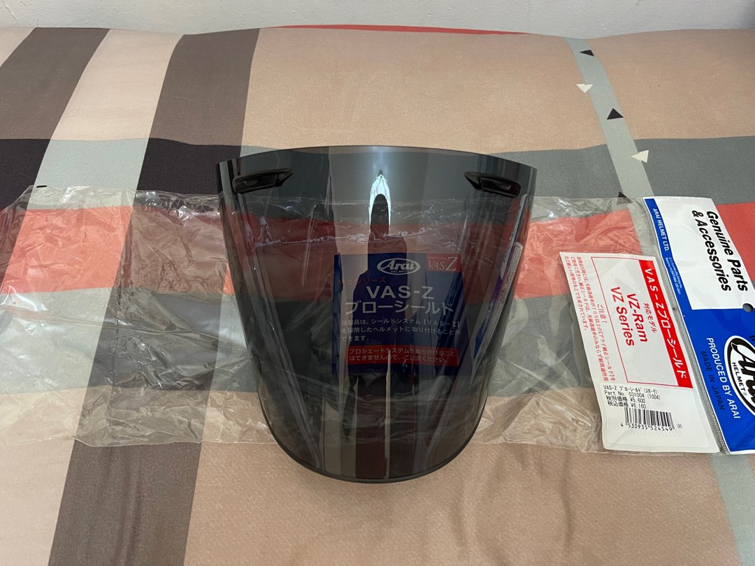 Arai VZ-Ram Dark Smoke Visor/Shield, Motorcycles, Motorcycle ...