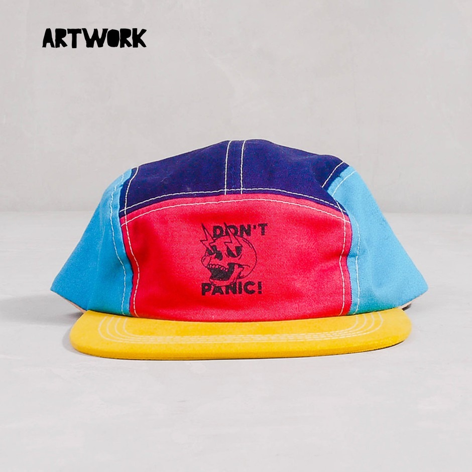 Artwork "Don't Panic!" Cap, Men's Fashion, Watches & Accessories, Caps ...