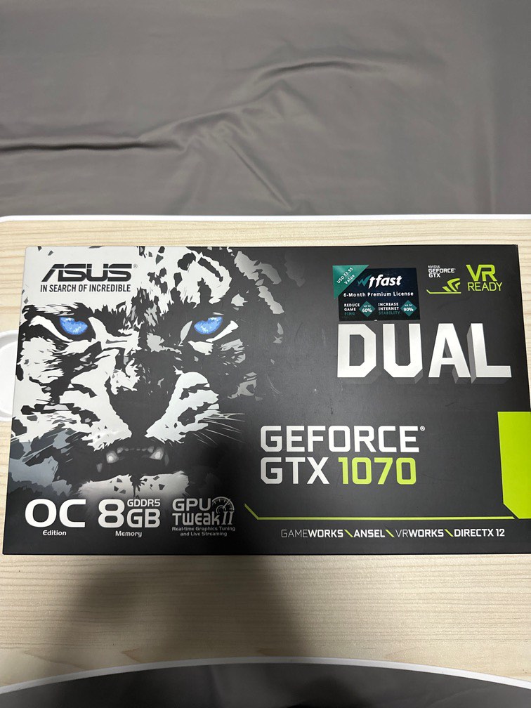 ASUS GTX 1070 Dual OC 8GB, Computers & Tech, Parts & Accessories ...