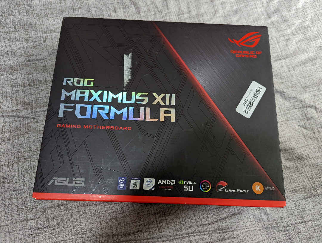 Asus ROG Maximus Formula XII Z490 Motherboard, Computers & Tech, Parts ...