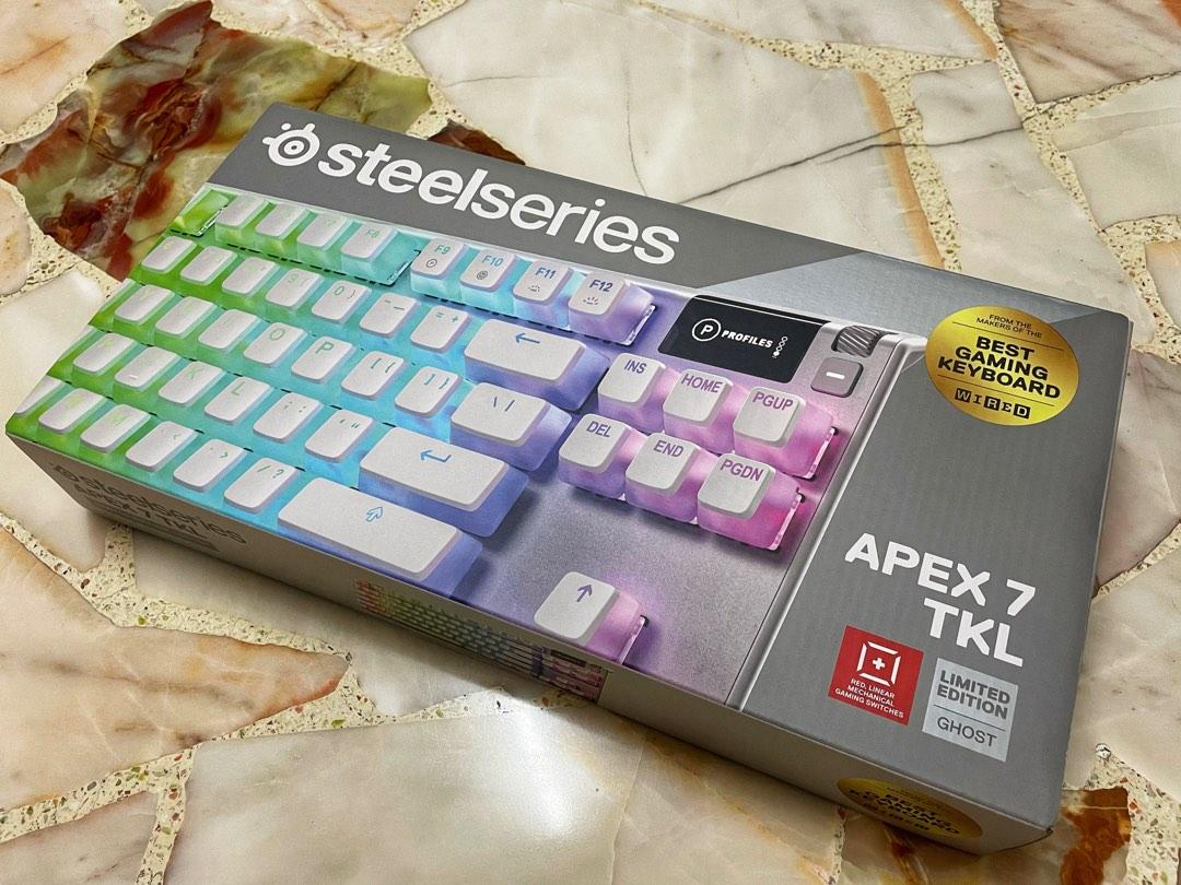 Authentic Limited Edition Steelseries Apex 7 TKL - Ghost, Computers & Tech, Parts & Accessories ...