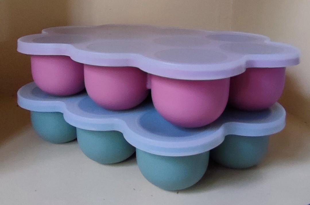 Baby 10 Cavity Baby Food Freezer Tray & Storage w Clip-on Lid, Babies ...