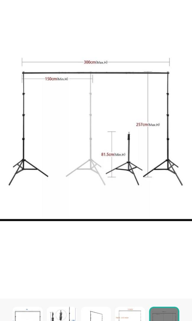 Backdrop Stand rental, Hobbies & Toys, Stationery & Craft, Occasions ...