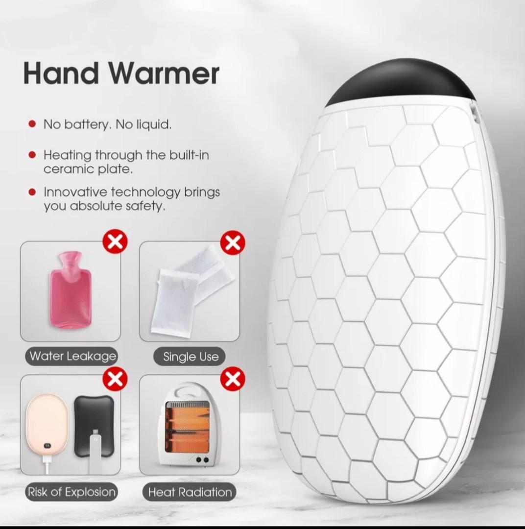 Basein BK-11 Rechargeable Portable Electric Hand Warmer Safe, Double ...