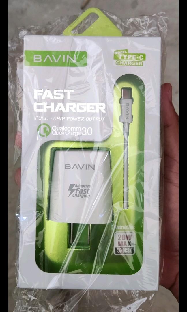 BAVIN Fast Charger (20W max, QC 3.0), Mobile Phones & Gadgets, Mobile & Gadget Accessories ...