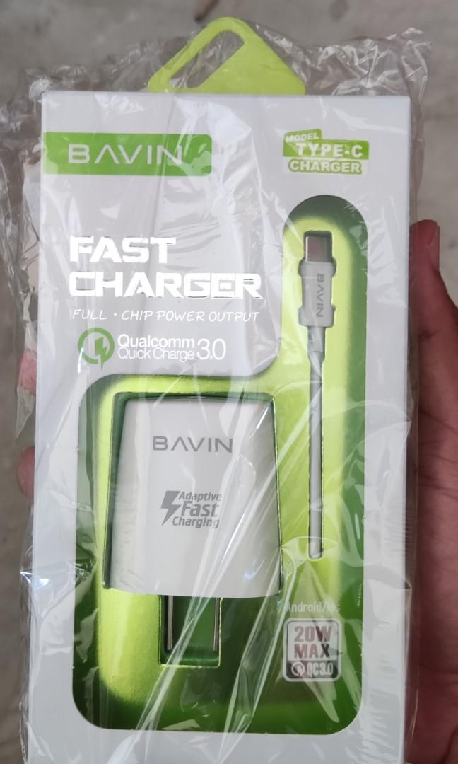 BAVIN Fast Charger (20W max, QC 3.0), Mobile Phones & Gadgets, Mobile ...
