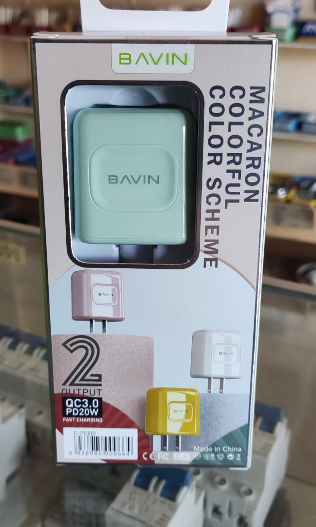 BAVIN Fast Charger (PD 20W, QC 3.0), Mobile Phones & Gadgets, Mobile & Gadget Accessories ...