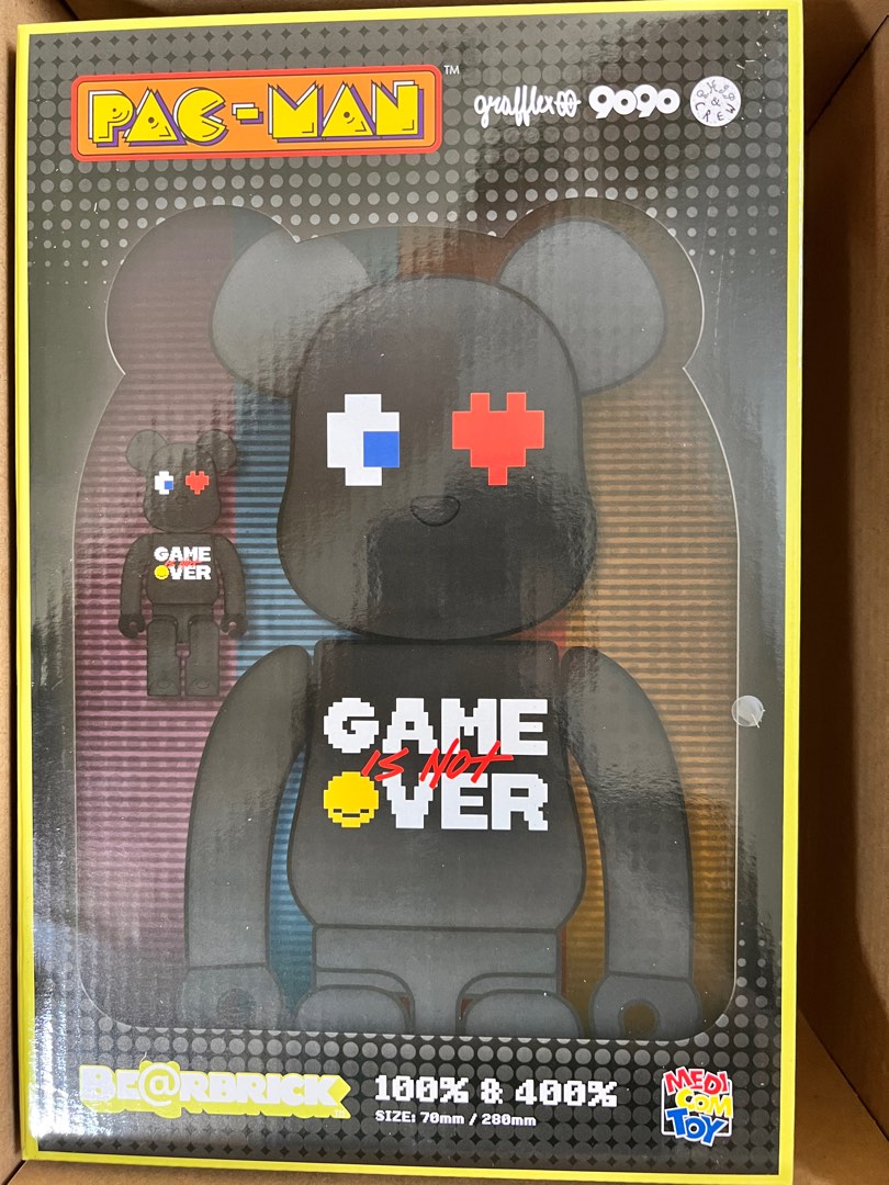Bearbrick pacman game is not over 400%+100%, Hobbies & Toys, Toys ...