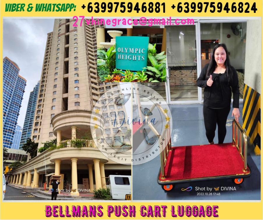 Bellman's Push Cart Luggage for Hotel, Apartment, Outdoor and Etc ...