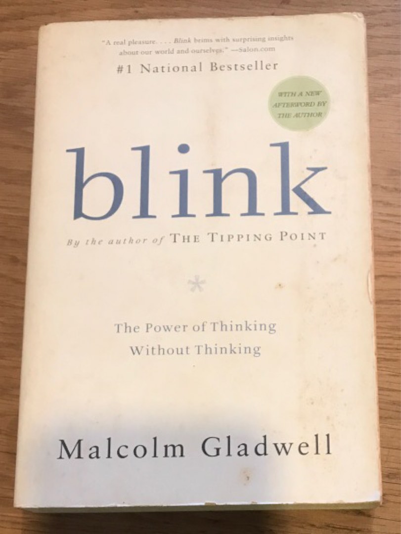 Blink by Malcolm Gladwell, Hobbies & Toys, Books & Magazines, Fiction ...