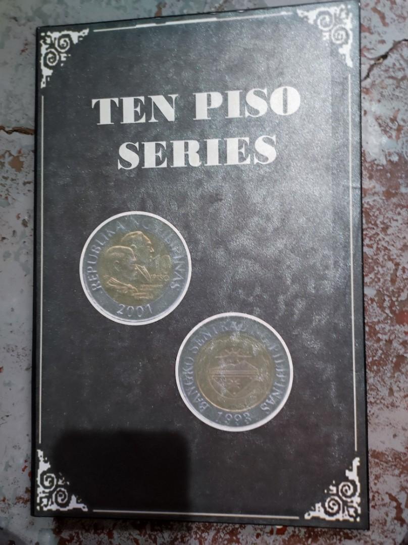 BSP SET 10 PESOS SERIES 2000-2017 WITH COMMEMORATIVE COINS SET, Hobbies ...