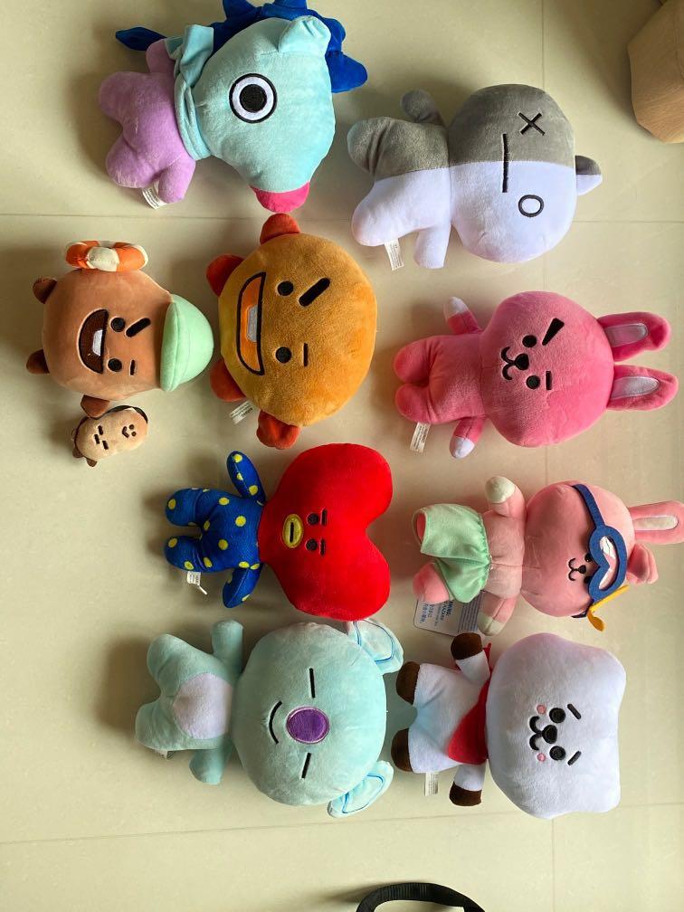 BT21 BTS Plushie Soft Toys Collectables Tata Cooky Van RJ Koya Shooky ...