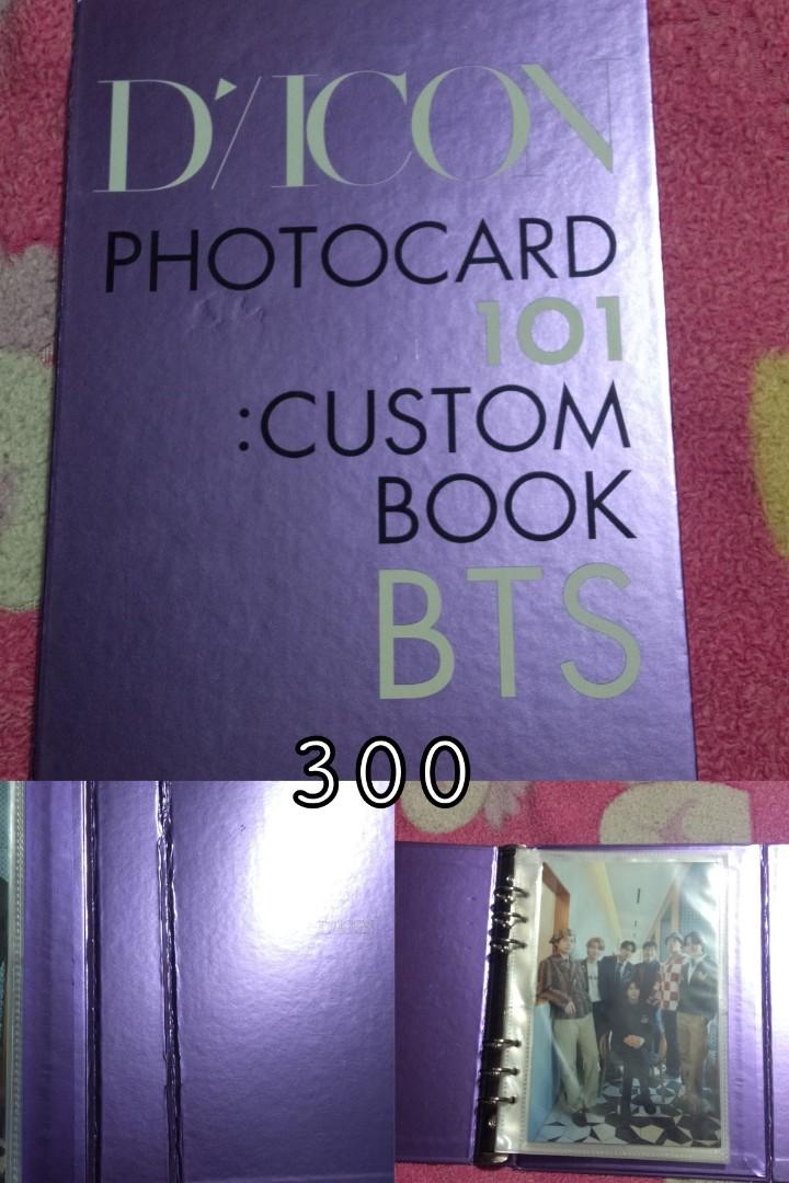 BTS Dicon 101 Binder w/ group photo binder cover, Hobbies & Toys ...
