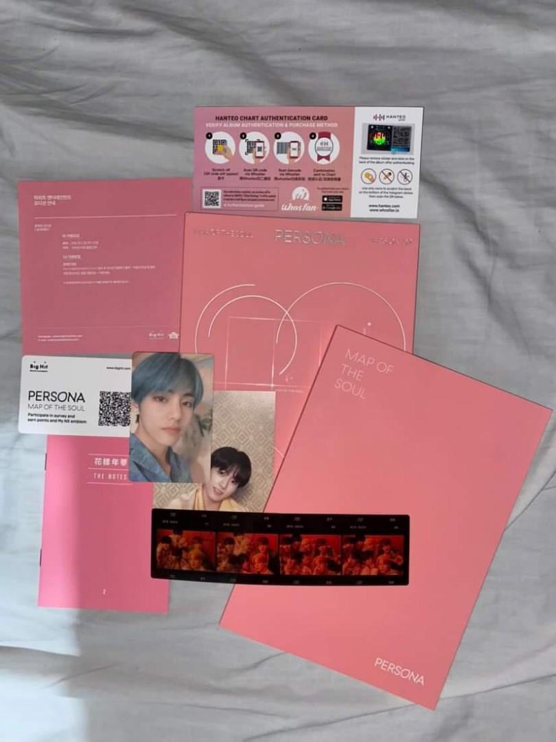 BTS MAP OF THE SOUL PERSONA VERSION 2 UNSEALED BUT COMPLETE INCLUSIONS, Hobbies & Toys ...