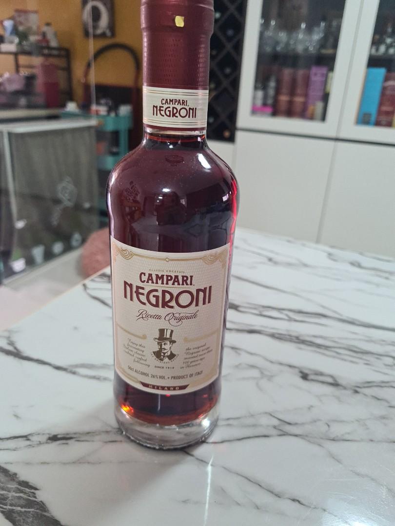 Campari Negroni (Pre-Mixed Cocktail) 500ml, Food & Drinks, Alcoholic ...