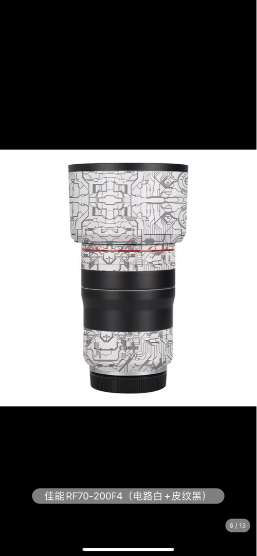 Canon Lens skin sticker Rf70-200mm f4., Photography, Photography ...