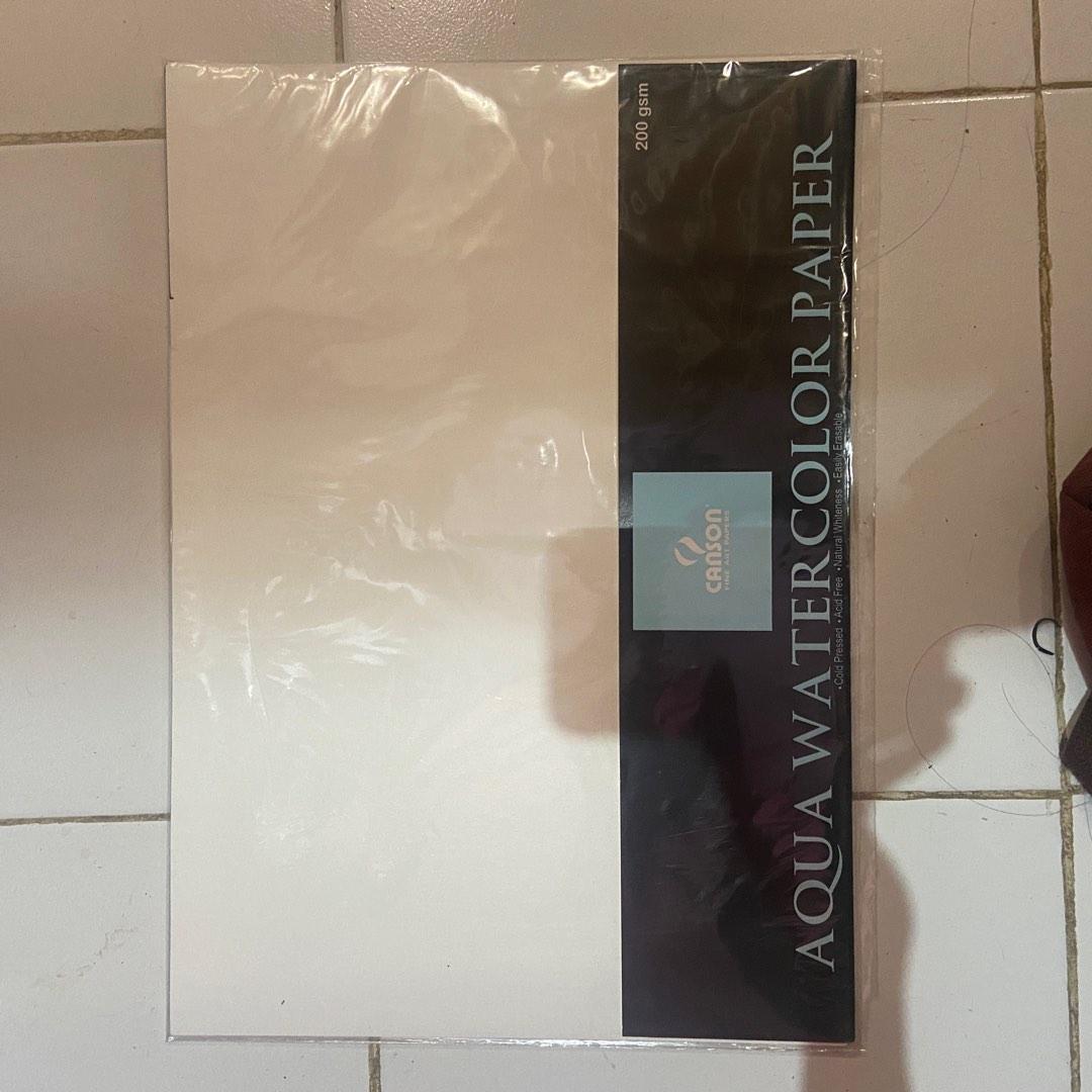 Canson Aqua Watercolor A3 Paper 200gsm, Buku & Alat Tulis, Alat Tulis di Carousell