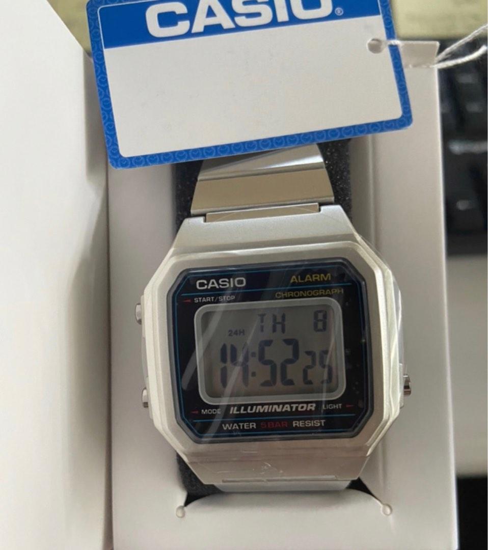 Casio Stainless Steel Unisex Digital Watch B650WB, Luxury, Watches on ...