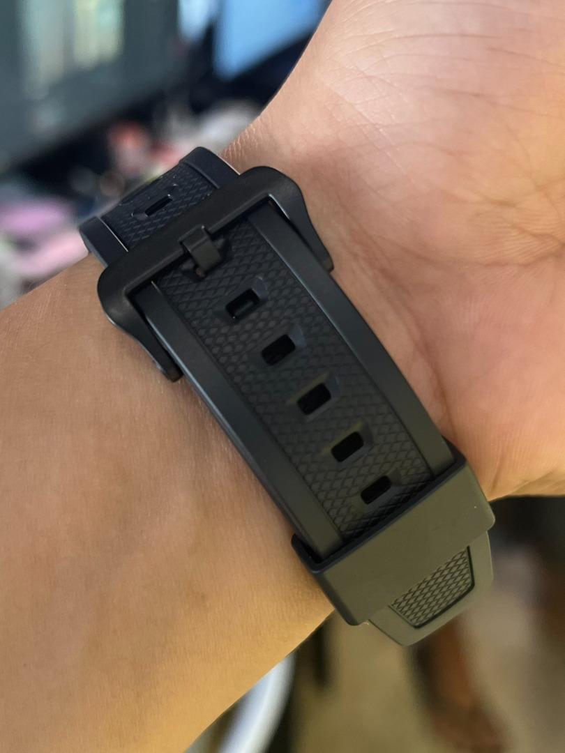 CASIO World Time Digital Black Resin Band Men's Watch ( Gold Dial ) AE-1400WH-9AV, Men's Fashion ...