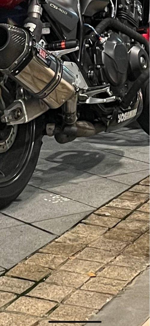 Cb400 MAINSTAND fitted on revo 2015, Motorcycles, Motorcycle ...