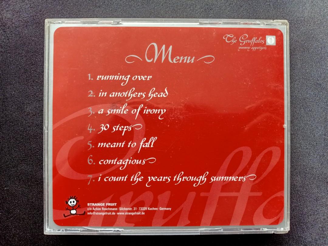 CD The Gruffalos : yummy appetizers, Hobbies & Toys, Music & Media, CDs ...