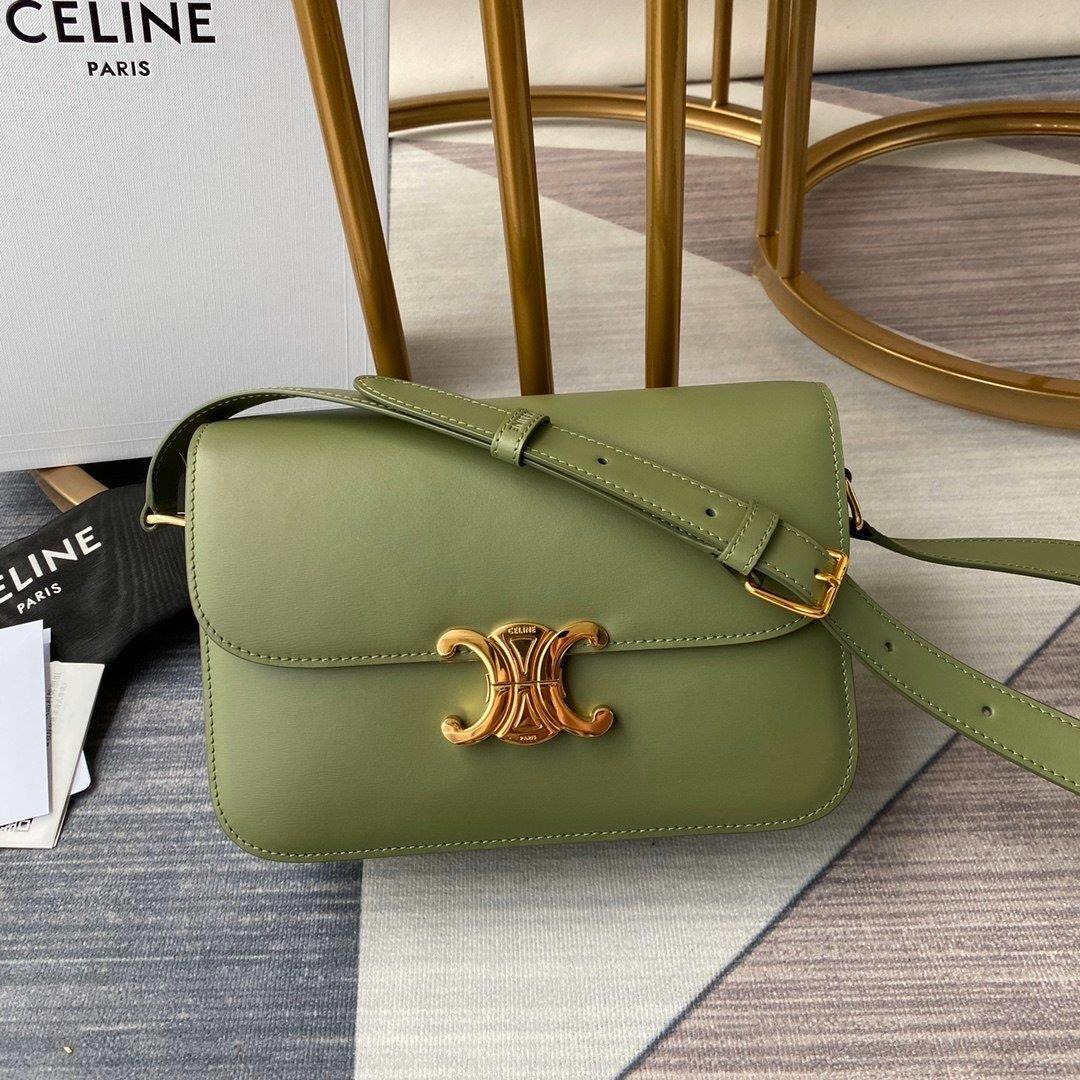 Celine Triomphe sling crossbody shoulder flap messenger cellphone bag ...