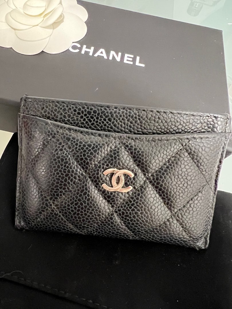 Chanel Card Holder, Luxury, Bags & Wallets on Carousell