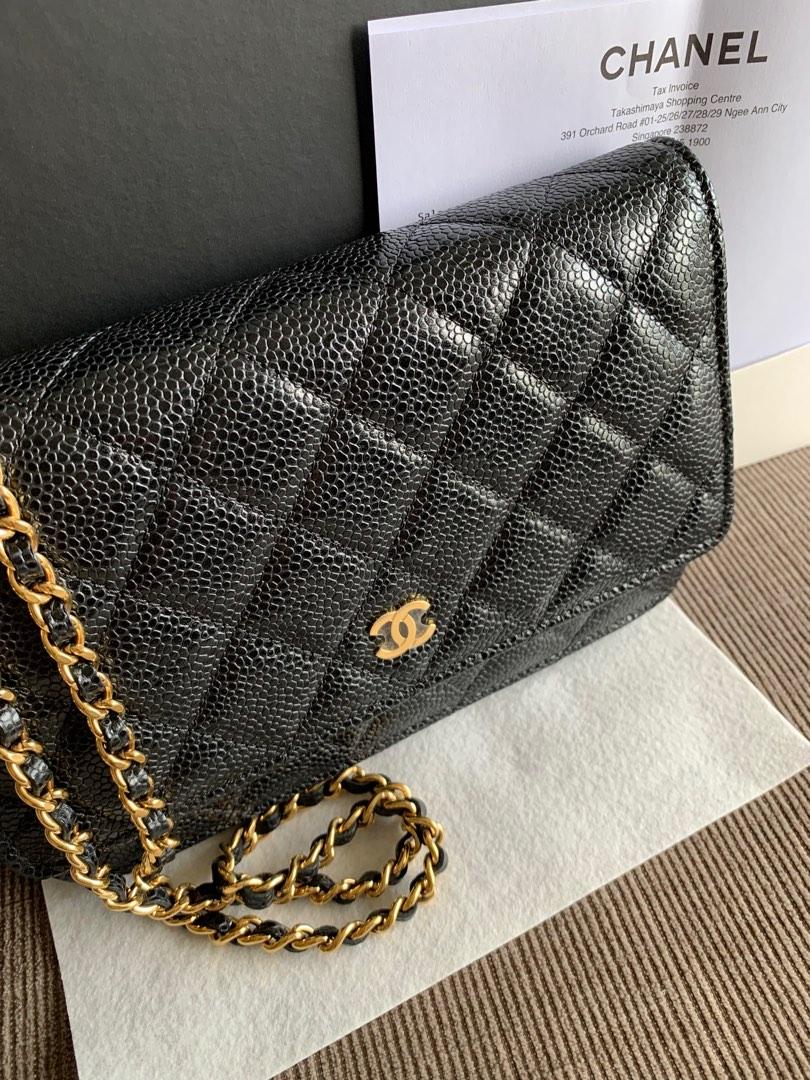 Chanel woc gold microchip, Luxury, Bags & Wallets on Carousell
