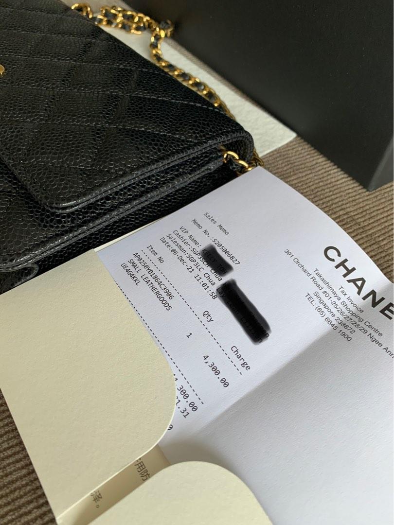 Chanel woc gold microchip, Luxury, Bags & Wallets on Carousell