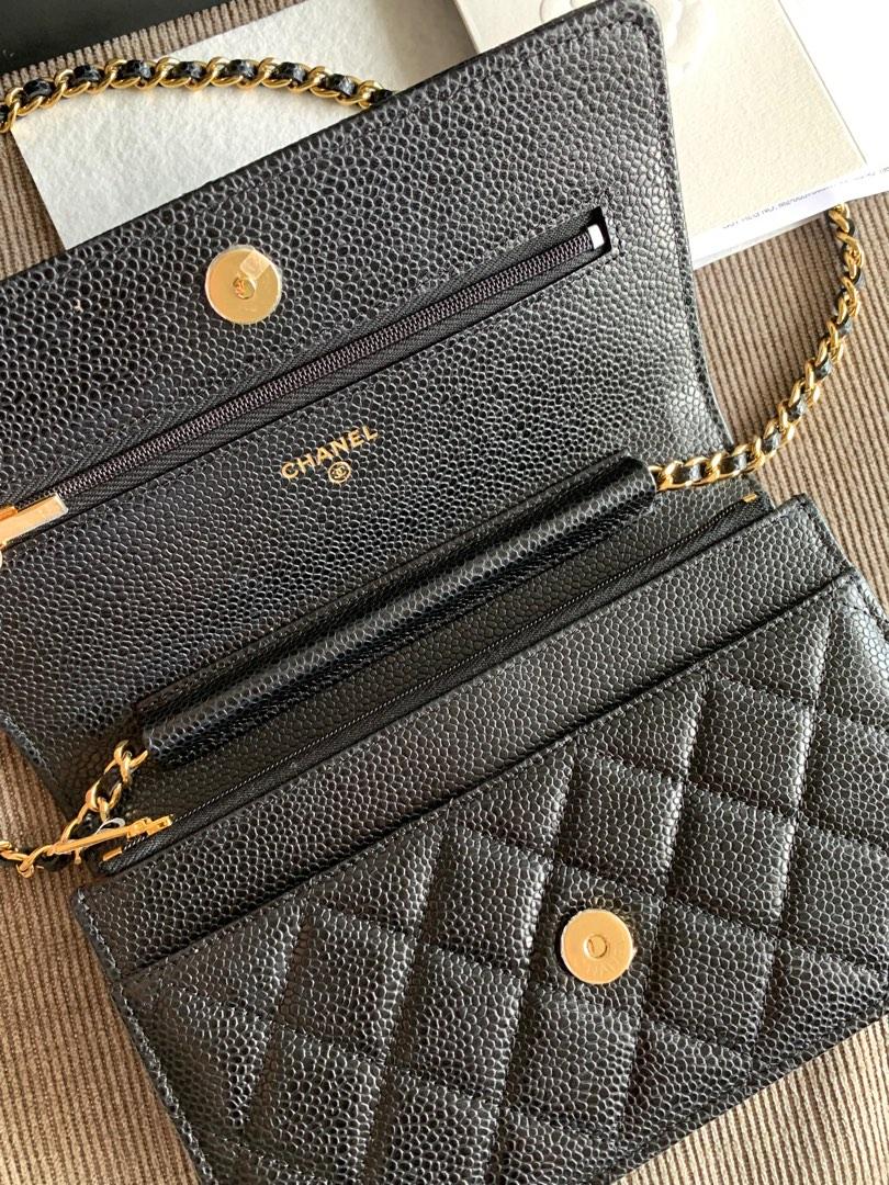 Chanel woc gold microchip, Luxury, Bags & Wallets on Carousell