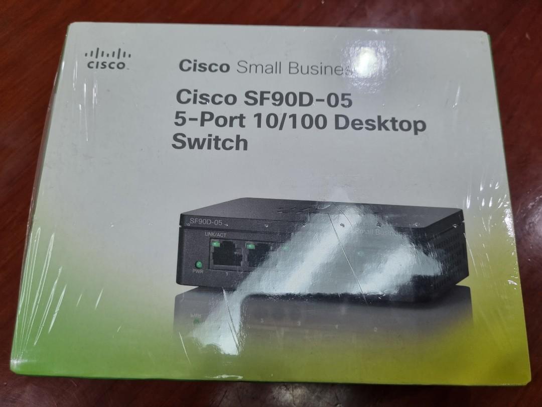 Cisco Small Business Cisco SF90D-05 5-Port 10/100 Desktop Switch ...