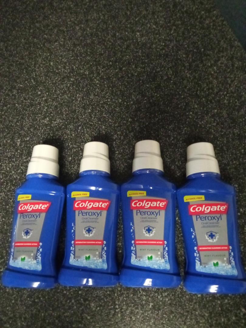（全場最抵）Colgate peroxyl mint flavour mouth rinse (236ml), 美容＆化妝品, 健康及美容 - 口腔護理 - Carousell
