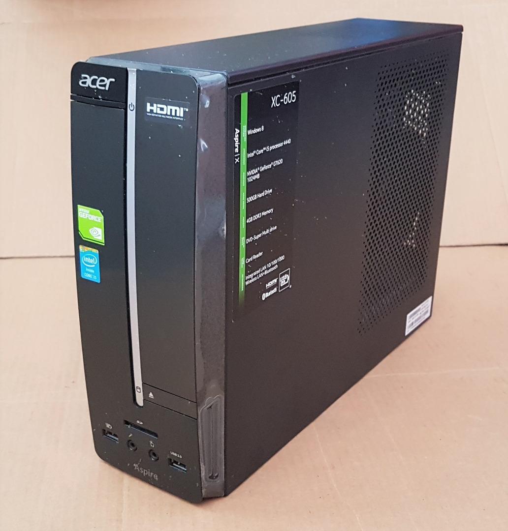 Complete Acer Aspire XC-605 PC, HDMI, WLAN, Bluetooth, USB, Window 8 ...