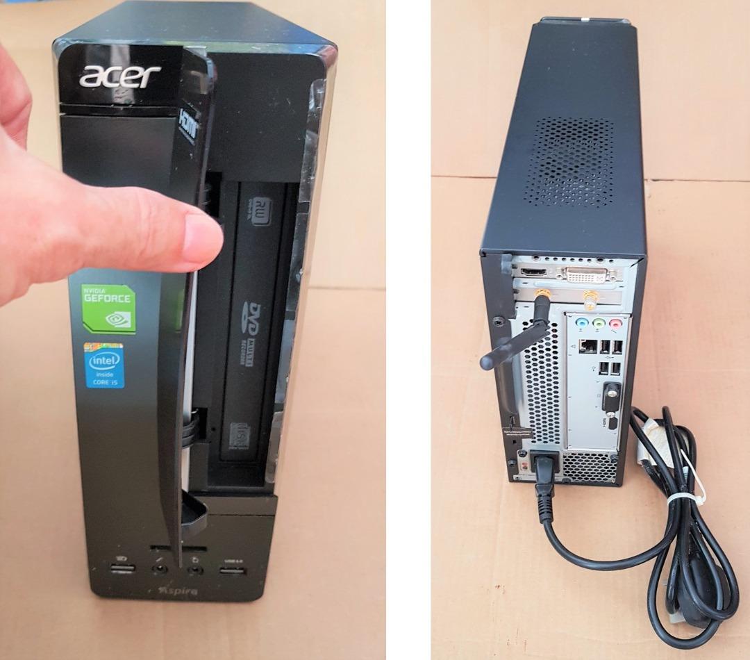 Complete Acer Aspire XC-605 PC, HDMI, WLAN, Bluetooth, USB, Window 8 ...