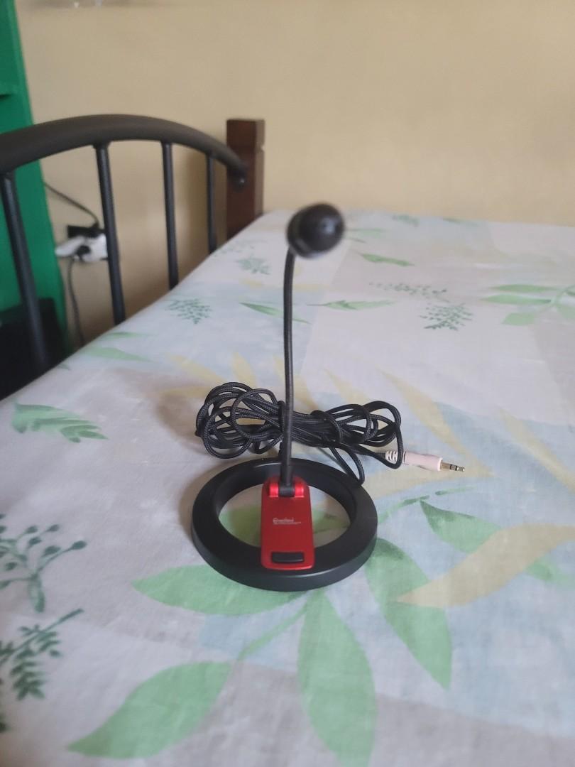 Connectland 3.5mm Goose Neck Microphone, Audio, Microphones on Carousell
