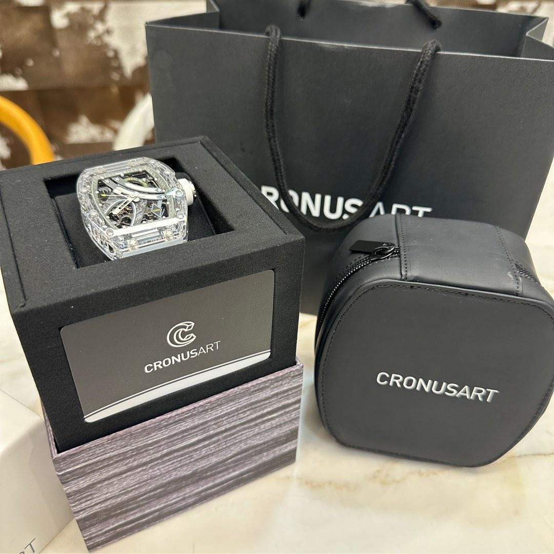 Ready Stock🔥 Cronus Art CM06-S Full Skeleton Crystal Glass Cronusart ...