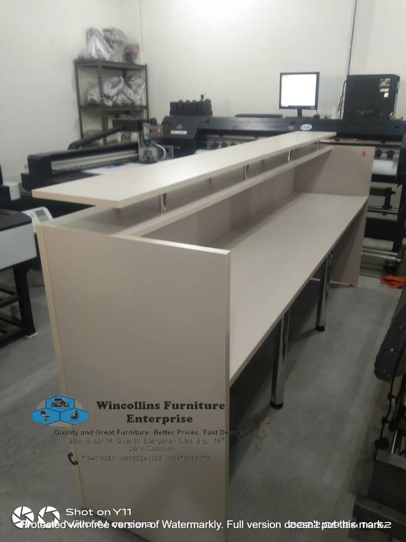 Customized Reception Desk Tables Home Office Furniture, Furniture ...