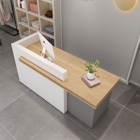 Customized Reception desk tables Home Office Furniture, Furniture ...