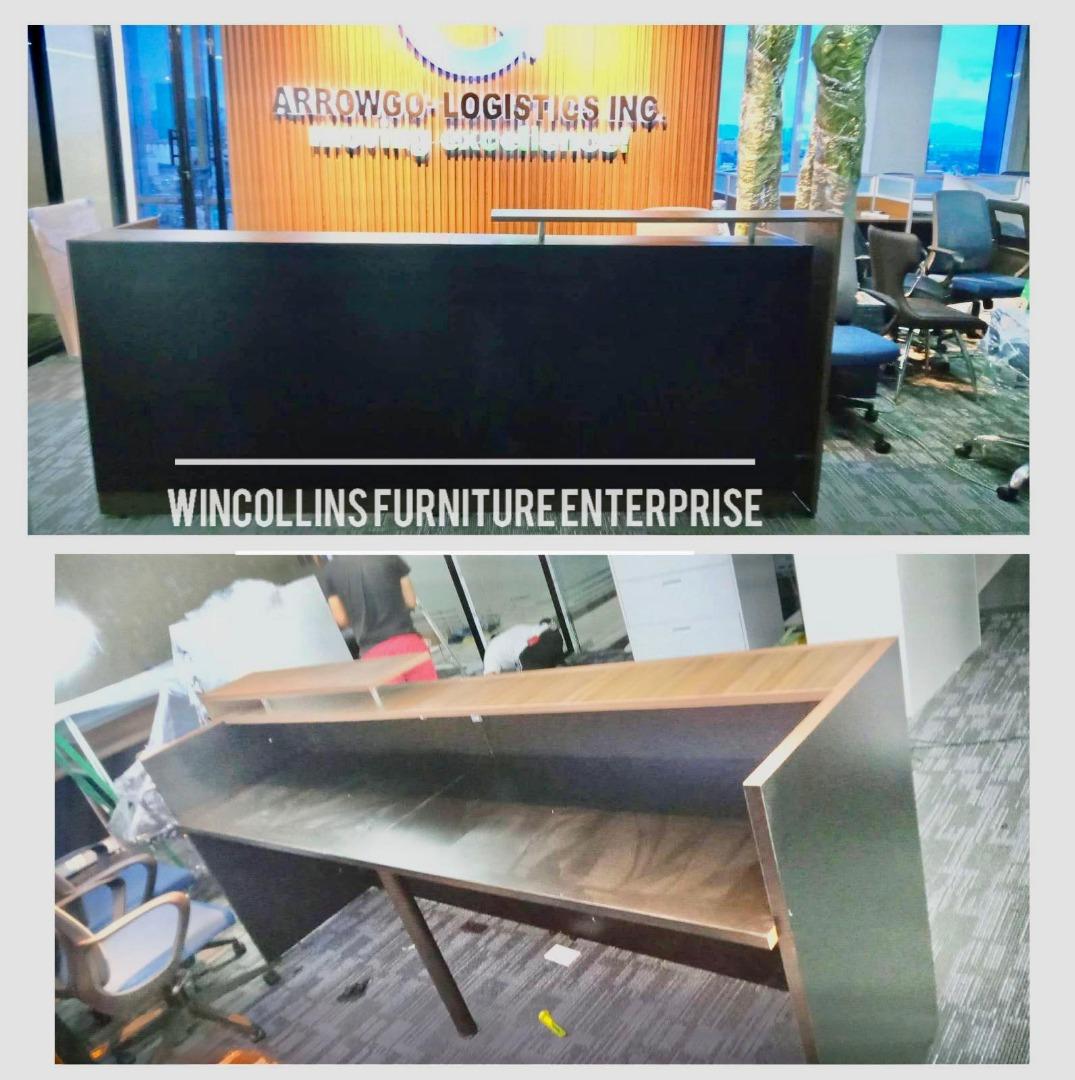 Customized Reception Desk Tables Home Office Furniture, Furniture ...