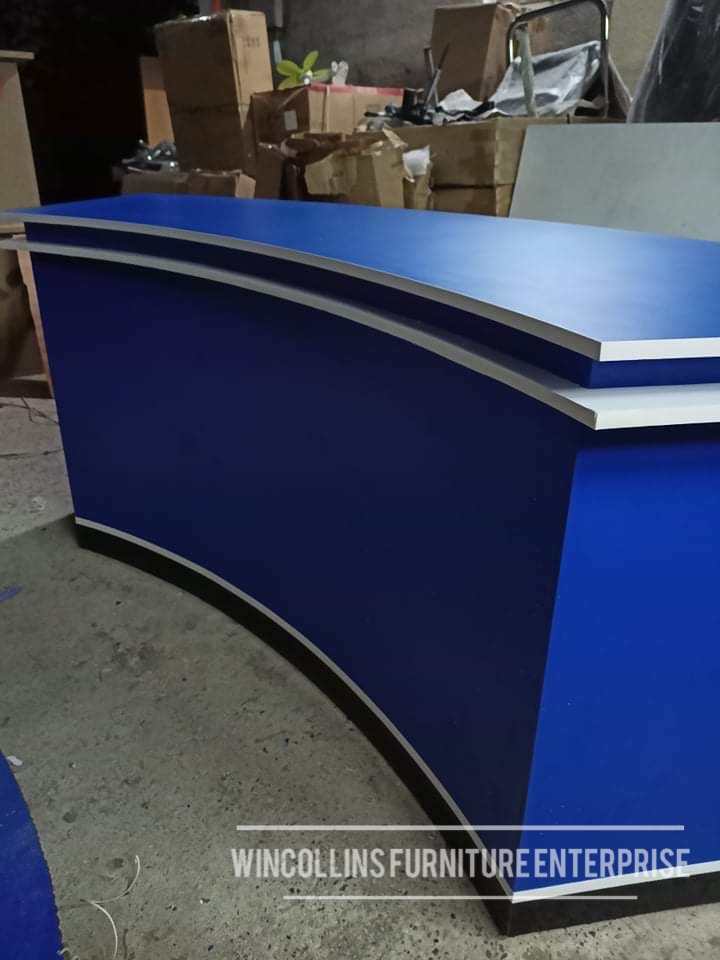 Customized Reception Desk tables Home Office Furniture, Furniture & Home Living, Office ...