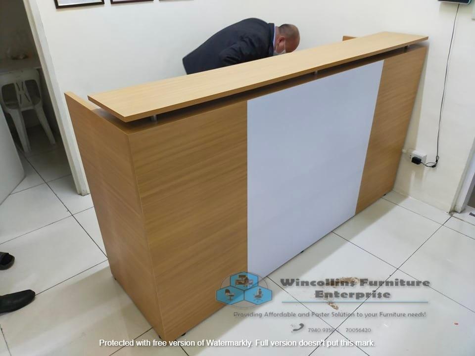 Customized Reception Desk Tables Home Office Furniture, Furniture ...
