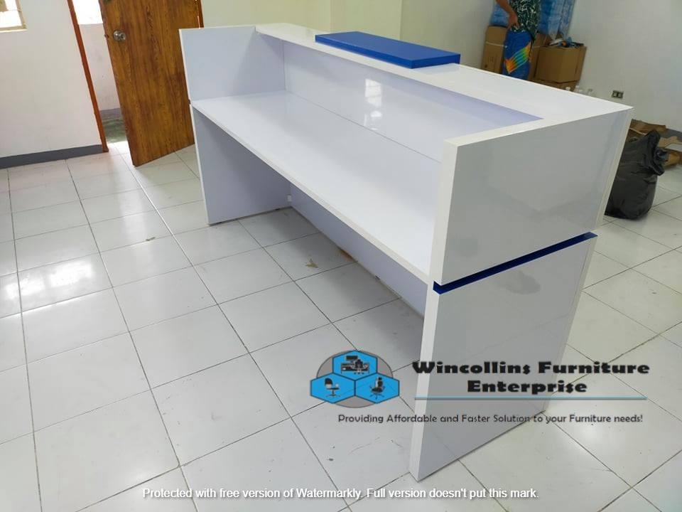 Customized Reception desk tables Home Office Furniture, Furniture ...