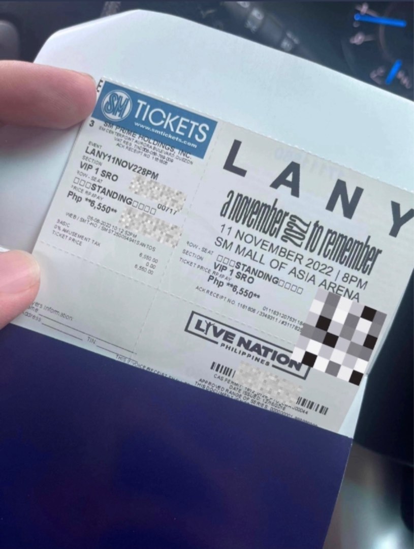 Discounted Lany Concert Ticket, Tickets & Vouchers, Event Tickets on ...