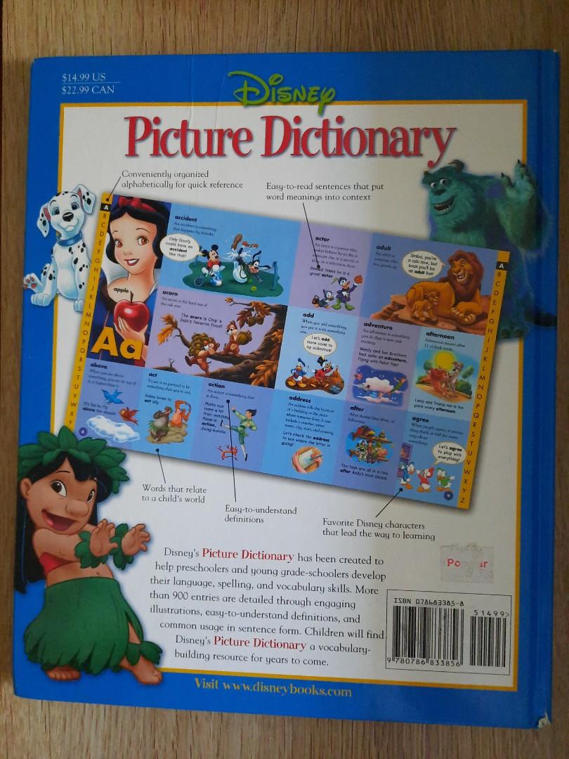Disney Picture Dictionary, 興趣及遊戲, 書本 & 文具, 補充練習 - Carousell