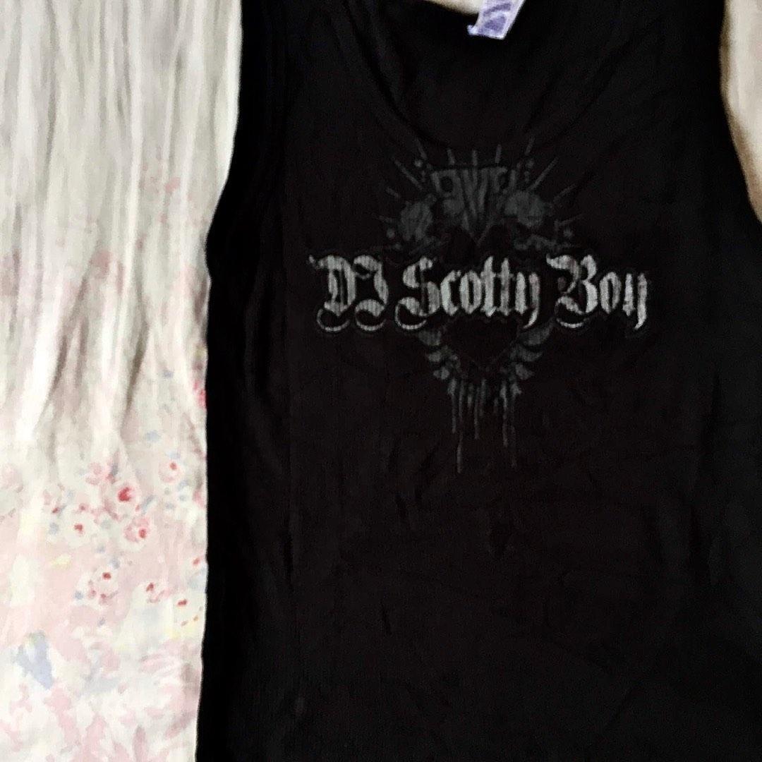 DJ Scotty boy goth emo sando top, Women's Fashion, Tops, Sleeveless on ...