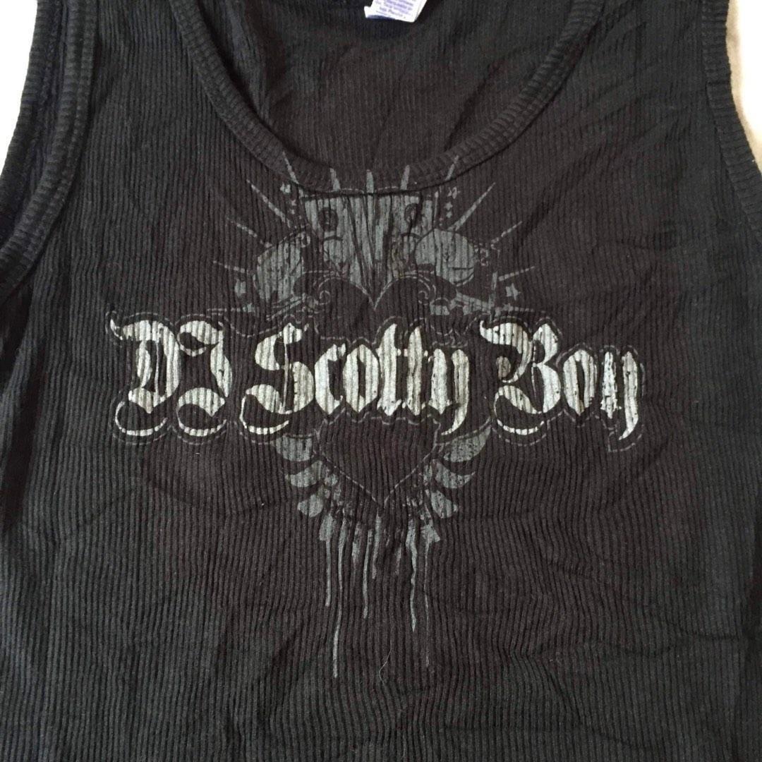 DJ Scotty boy goth emo sando top, Women's Fashion, Tops, Sleeveless on ...