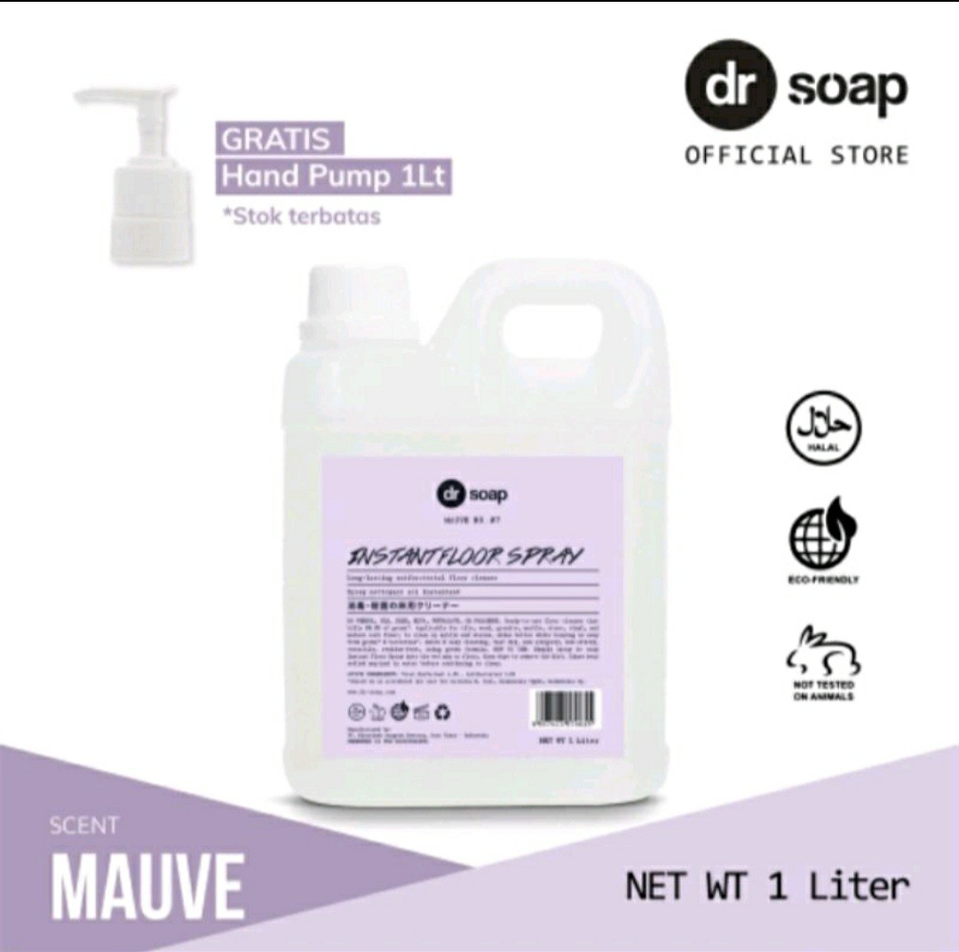 dr soap instant floor spray 1 liter mauve, Kitchen & Appliances di ...