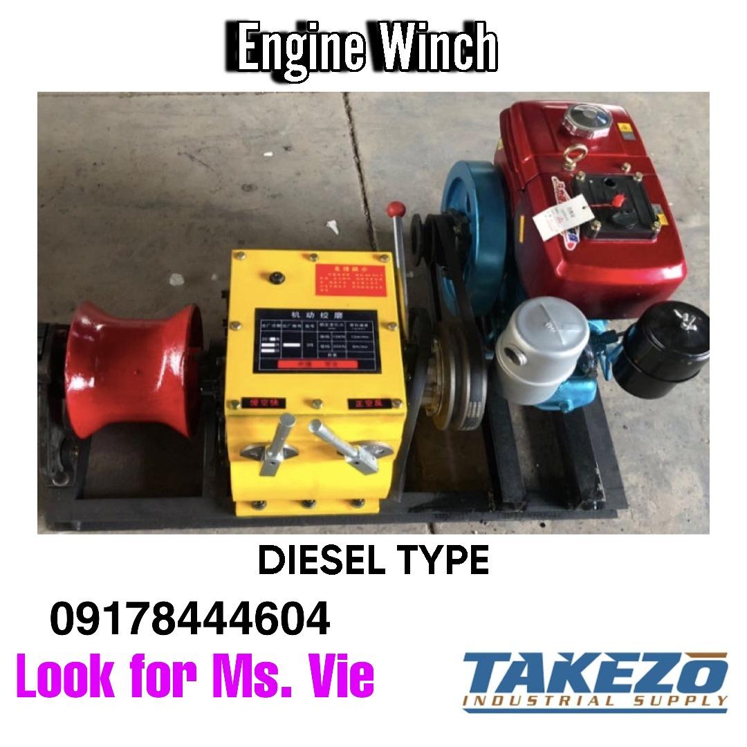 ENGINE WINCH, Commercial & Industrial, Industrial Equipment on Carousell