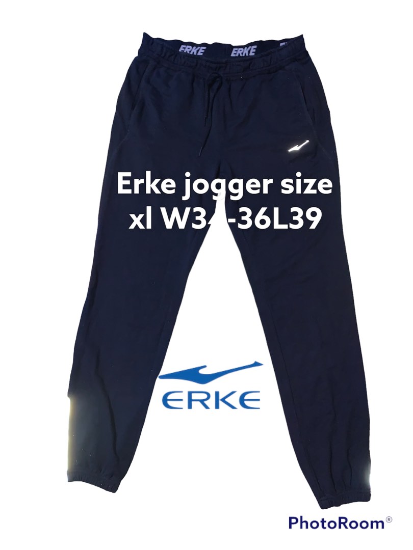 Erke joggers, Men's Fashion, Bottoms, Joggers on Carousell